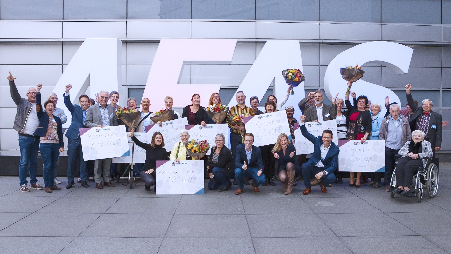 Op de derde AFAS Foundation Challenge zijn er 8 grote winnaars! - AFAS ...